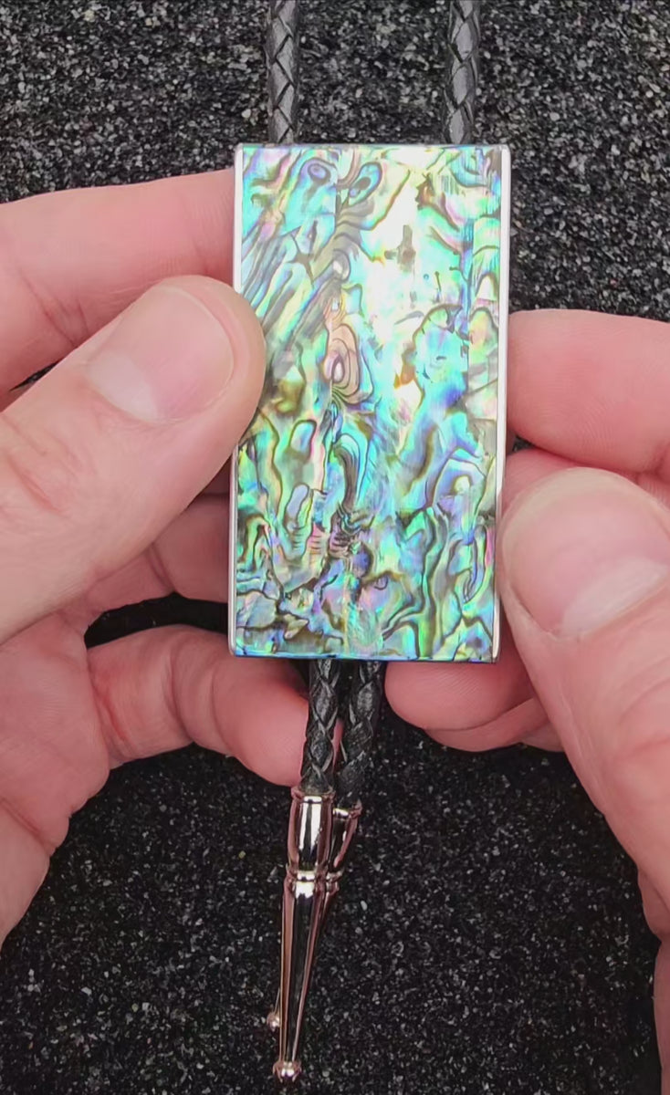 The Lasso (Paua Select Abalone Shell, Ebony Wood & Sterlium Plus Silve ...